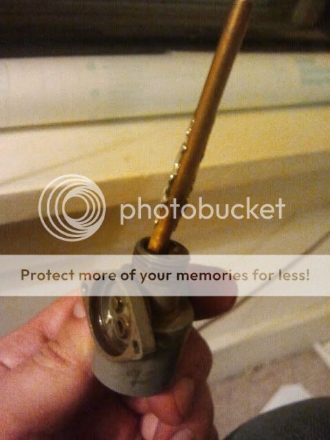 how to make a replacement petcock reserve screen | Honda Twins