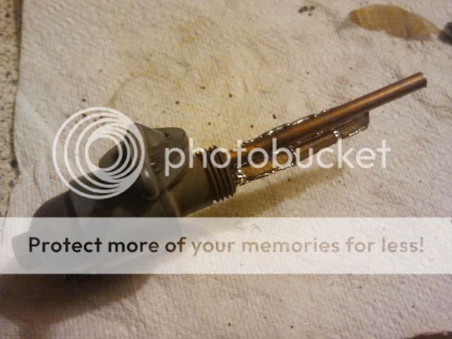 how to make a replacement petcock reserve screen | Honda Twins