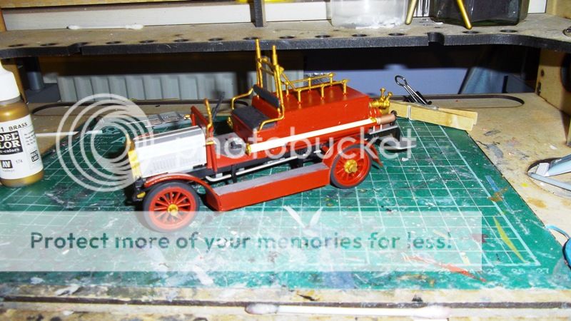 Airfix 1/32 1914 Dennis Fire Engine - FINISHED - Less than a Tenner ...